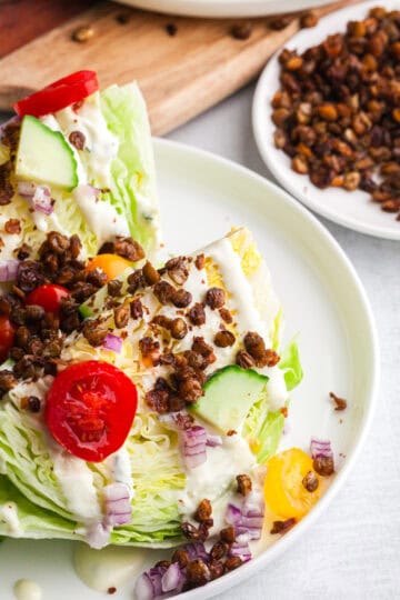 Crispy Lentils (Oven Roasted Lentils) - Balancing Bowls