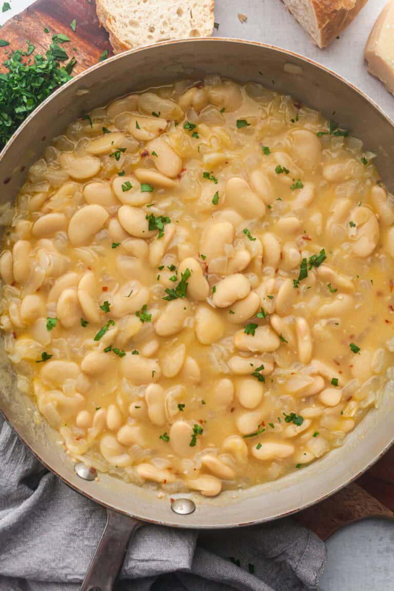 Easy Canned Butter Beans (Simply Sautéed) - Balancing Bowls