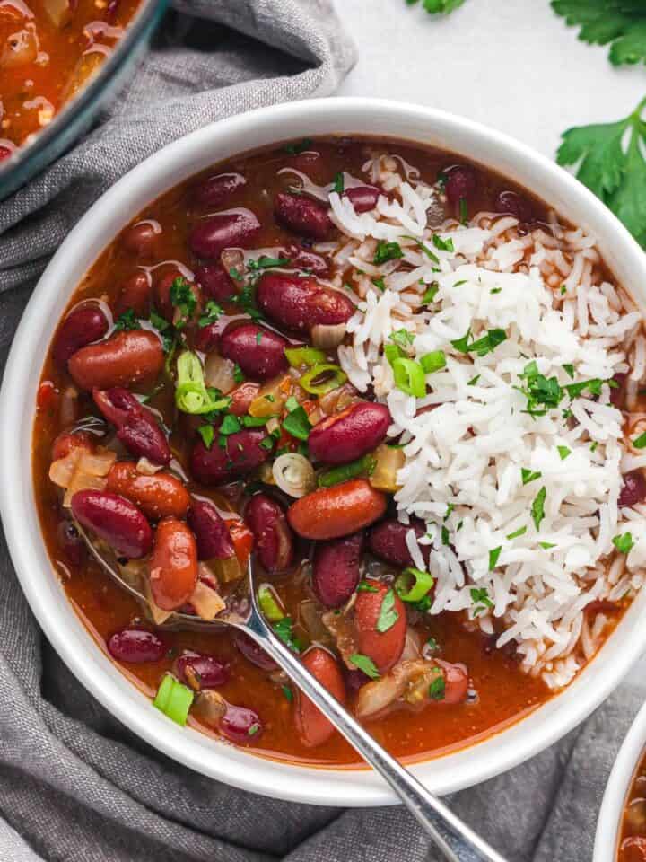 Shrimp Red Beans and Rice Recipe - Balancing Bowls