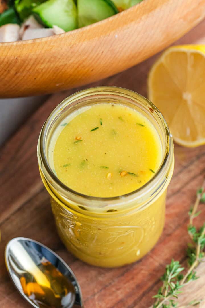 Honey Lemon Salad Dressing - Balancing Bowls