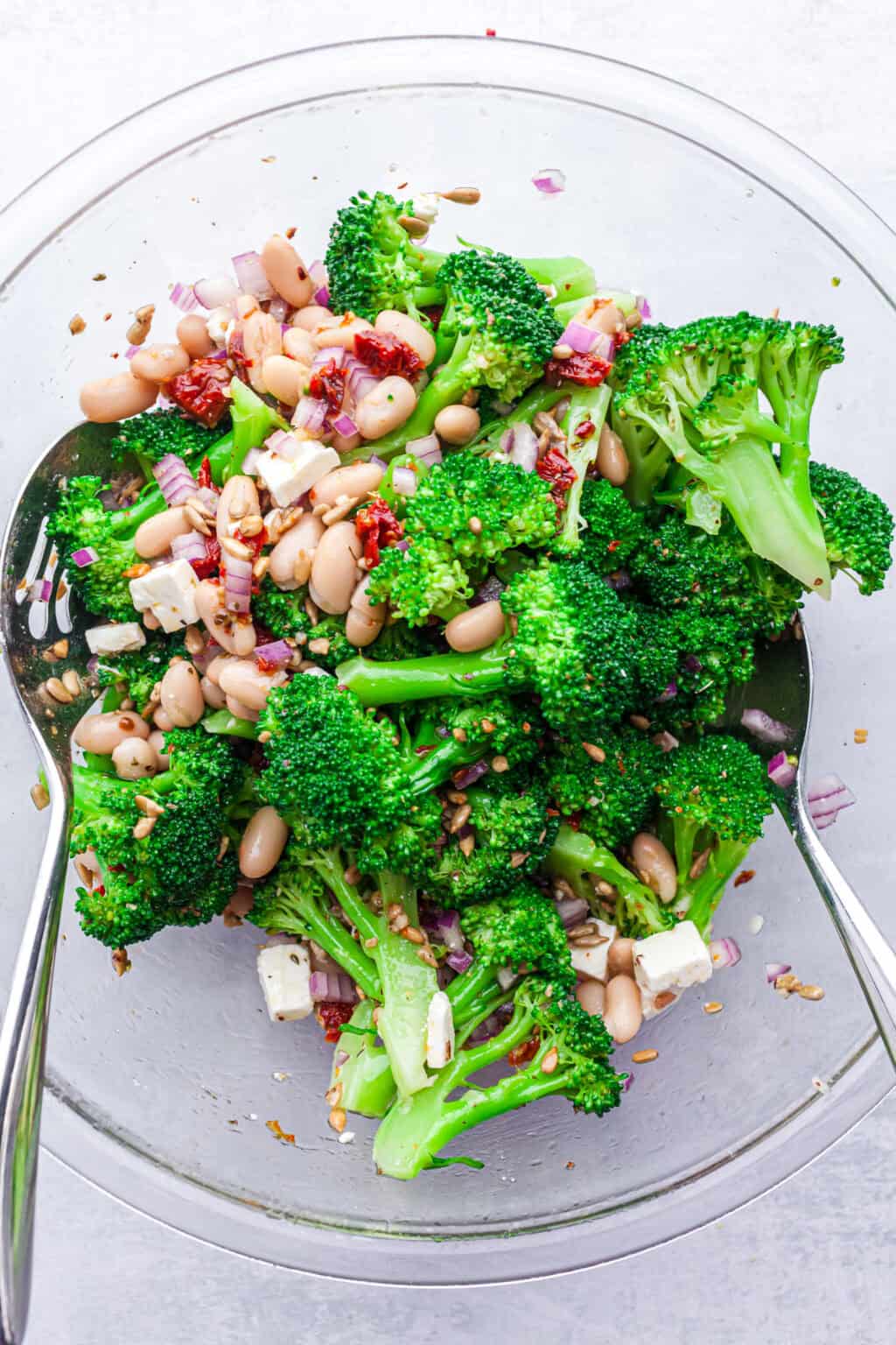 Broccoli and Cannellini Bean Salad - Balancing Bowls
