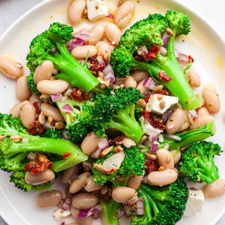 Broccoli and Cannellini Bean Salad - Balancing Bowls