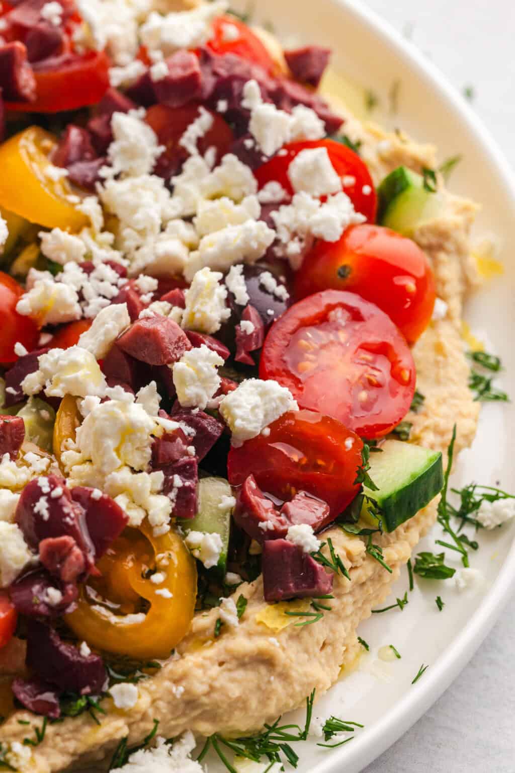 Mediterranean Layer Dip Recipe - Balancing Bowls