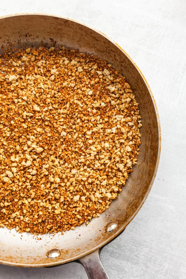 Creamy White Beans with Toasted Breadcrumbs - Balancing Bowls