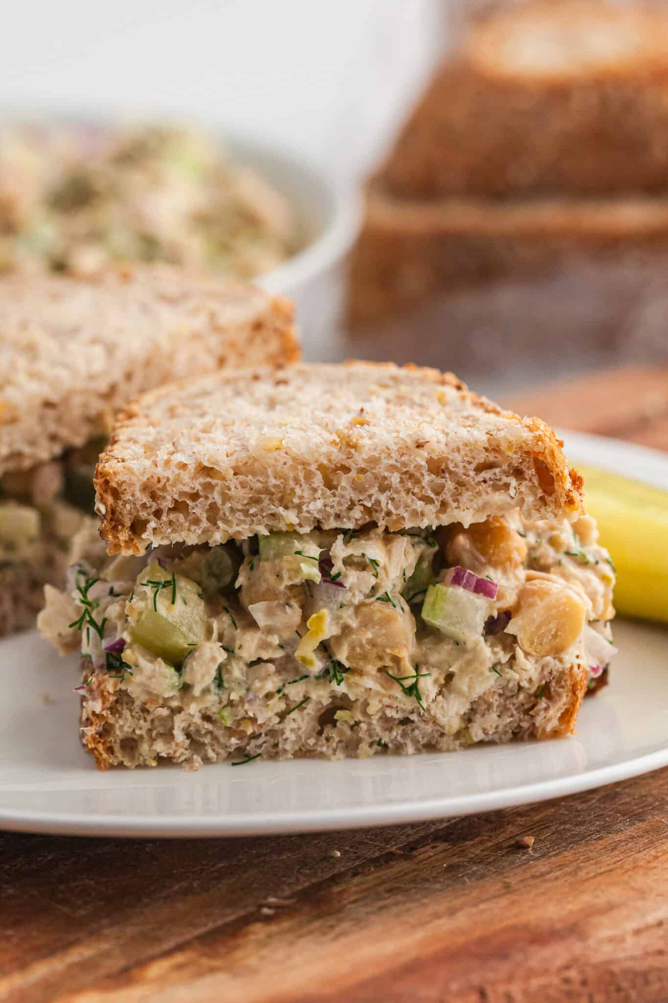 Chickpea Tuna Salad - Balancing Bowls